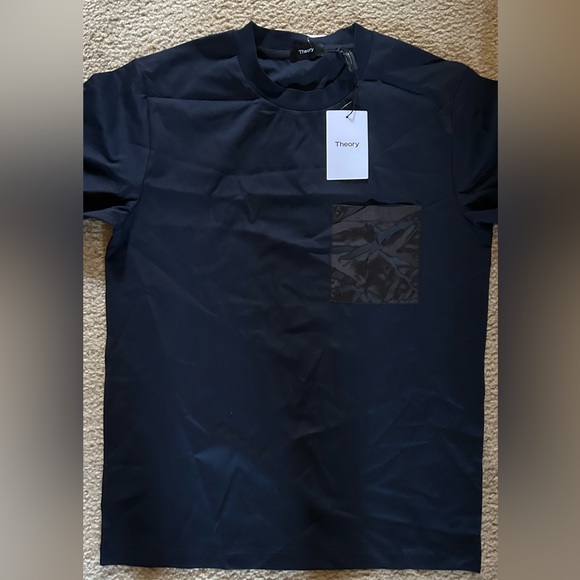 Shirts | Theory Gethin T Shirt Baltic Multi Relay Jersey 2 Size S ...